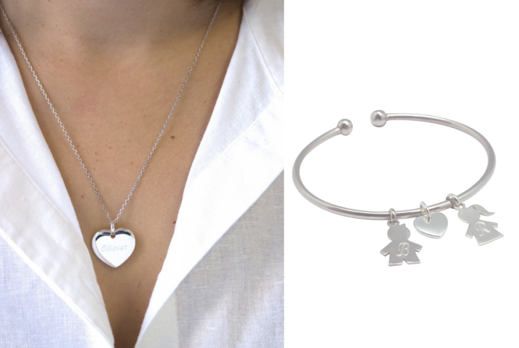 10 bijoux coeur en argent à personnaliser avec un message - Le blog de ...