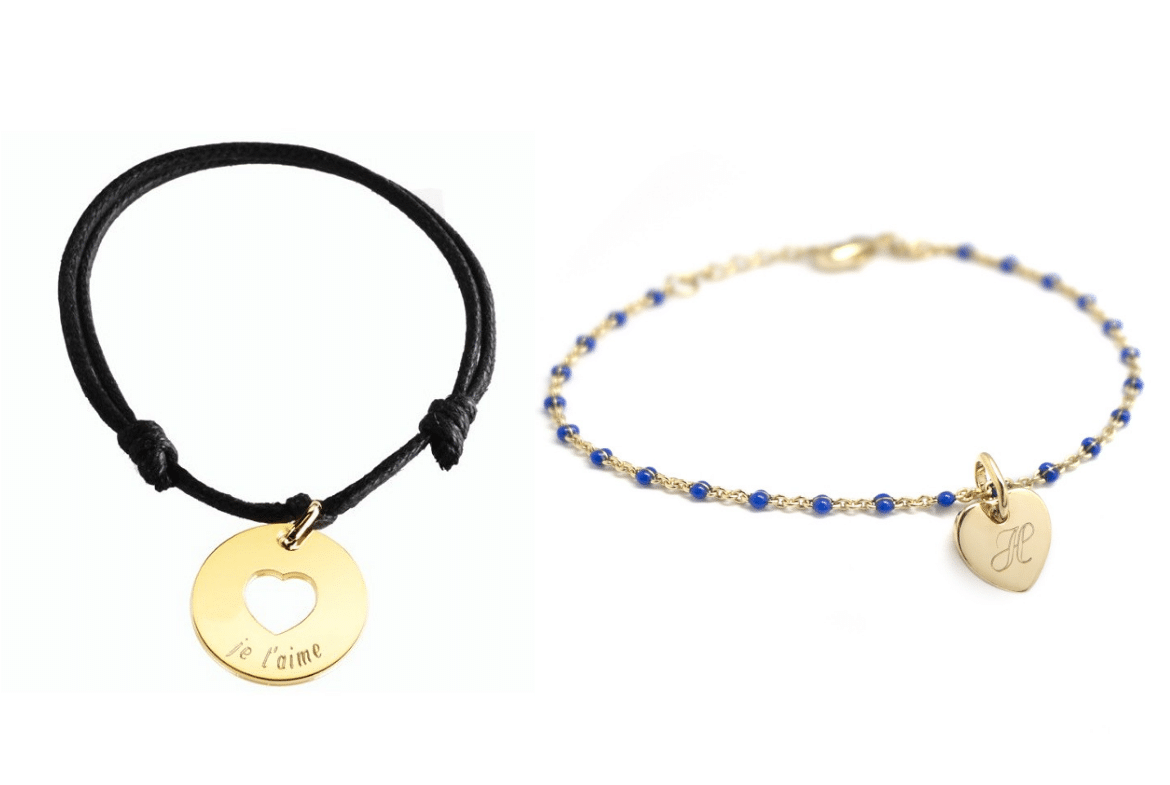 Saint Valentin : 10 bracelets cœur plaqué or à personnaliser - Le blog ...